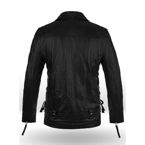 Arnold Schwarzenegger's Terminator 2 Black Leather Jacket
