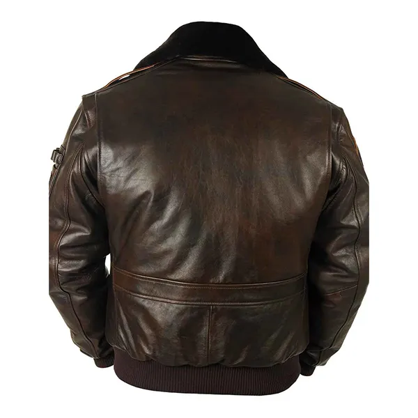 B-15 Heritage Spitfire Brown Flight Jacket - Western Leather Jacket