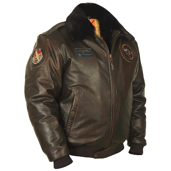B-15 Heritage Spitfire Brown Flight Jacket - Western Leather Jacket